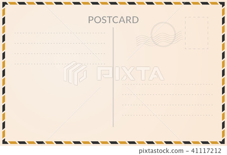 Realistic post card - Stock Illustration [41117212] - PIXTA