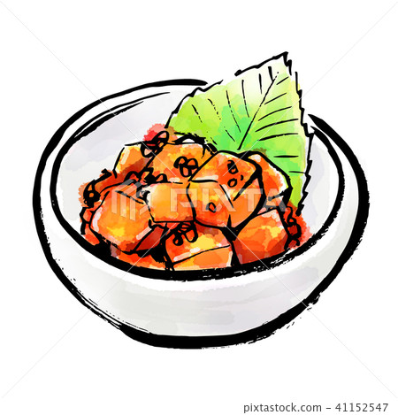 Kimuchi kakuteki brush painted brush - Stock Illustration [41152547 ...