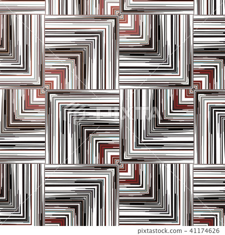 Constructive geometric pattern in shades of brown - Stock Illustration ...