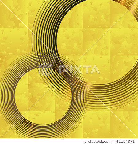 Gold circle gilt - Stock Illustration [41194871] - PIXTA