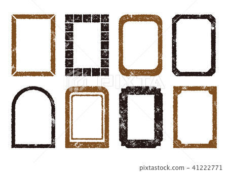 Simple frame stamp - Stock Illustration [41222771] - PIXTA