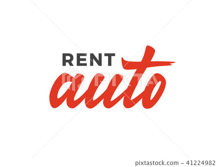 Auto vector text sign - Stock Illustration [41224982] - PIXTA