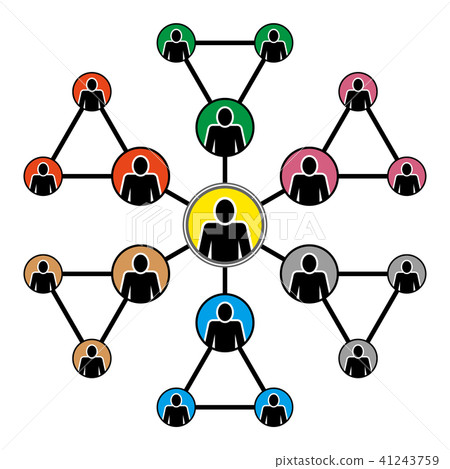 Personal connection image - Stock Illustration [41243759] - PIXTA