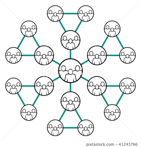 Group connection image - Stock Illustration [41243766] - PIXTA