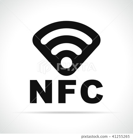nfc icon on white background - Stock Illustration [41255265] - PIXTA