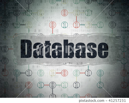 Programming concept: Database on Digital Data... - Stock Illustration [41257231] - PIXTA
