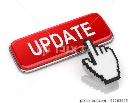 Red Update Button - Stock Illustration [41265825] - PIXTA