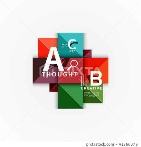 Paper option steps diagram infographic layout - Stock Illustration ...