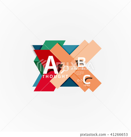 Paper option steps diagram infographic layout - Stock Illustration ...