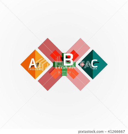 Paper option steps diagram infographic layout - Stock Illustration ...