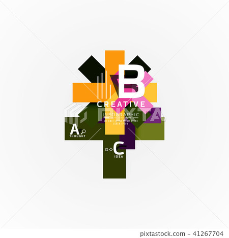 Paper option steps diagram infographic layout - Stock Illustration ...