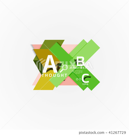 Paper option steps diagram infographic layout - Stock Illustration ...
