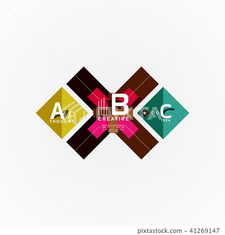 Paper option steps diagram infographic layout - Stock Illustration ...