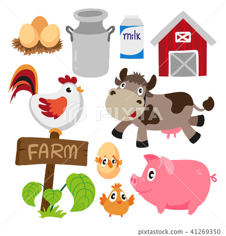 farm character design-插圖素材 [41269350] - PIXTA圖庫