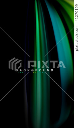 Fluid mixing colors, vector wave abstract... - Stock Illustration ...