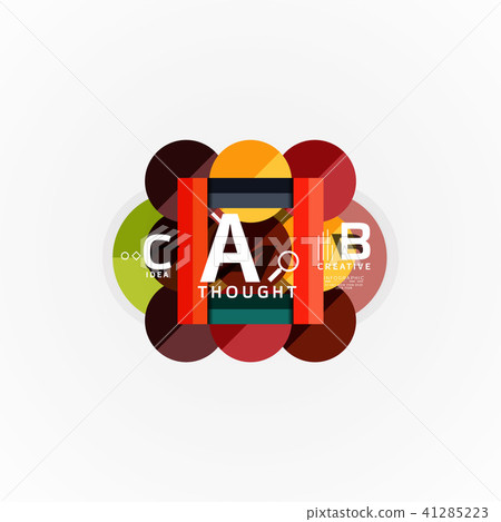 Paper option steps diagram infographic layout - Stock Illustration ...