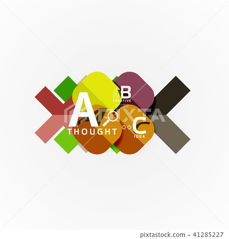 Paper option steps diagram infographic layout - Stock Illustration ...