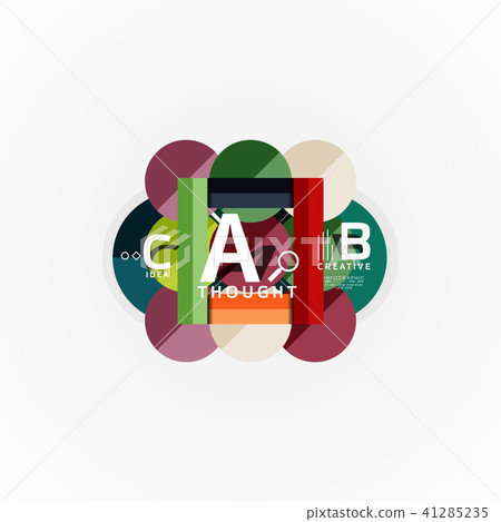 Paper option steps diagram infographic layout - Stock Illustration ...