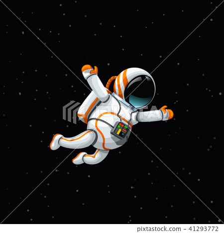 astronaut in deep space - Stock Illustration [41293772] - PIXTA