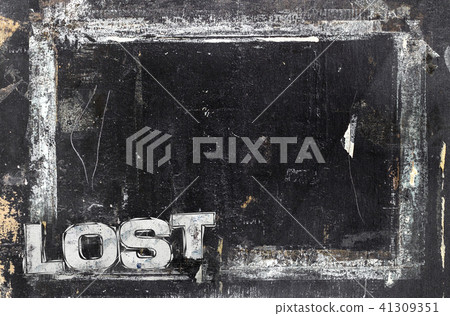 Lost sign template - Stock Photo [41309351] - PIXTA