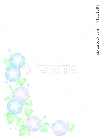 Asagao's frame - Stock Illustration [41311099] - PIXTA