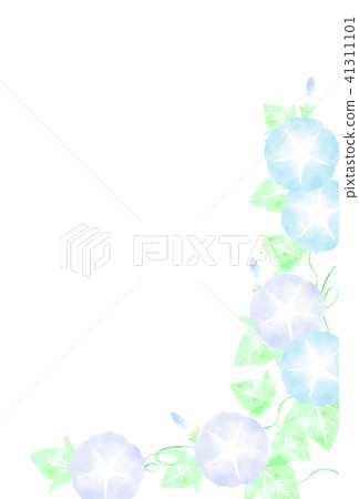 Asagao's frame - Stock Illustration [41311101] - PIXTA