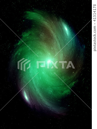 galaxy in a free space - Stock Illustration [41314178] - PIXTA