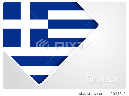 Greek flag design background. Vector illustration. - Stock Illustration ...