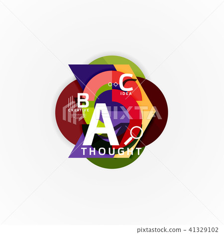 Paper option steps diagram infographic layout - Stock Illustration ...