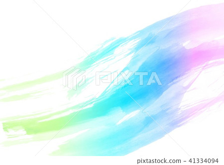 Watercolor picture rainbow color base - Stock Illustration [41334094 ...