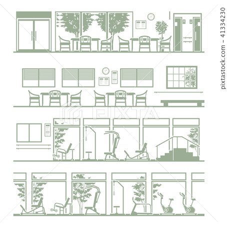 Illustration of welfare facilities - Stock Illustration [41334230] - PIXTA