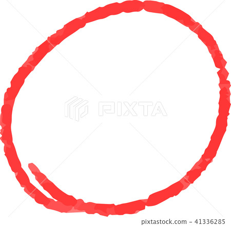 Red doodle pencil - Stock Illustration [41336285] - PIXTA