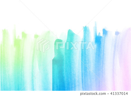 Watercolor picture rainbow color base - Stock Illustration [41337014 ...