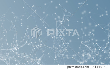 Digital data and white network connection lines - Stock Illustration ...