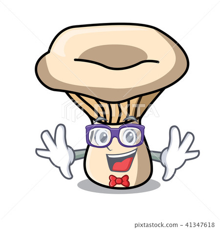 Geek milk mushroom character cartoon - Stock Illustration [41347618 ...