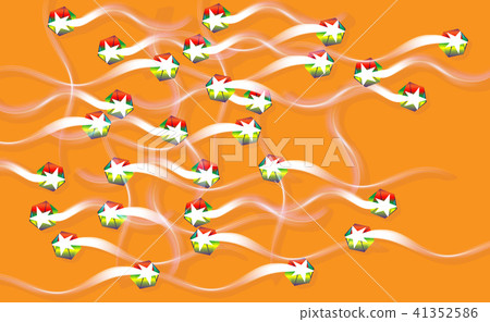 Background of white comets and fire in the cubes - Stock Illustration ...