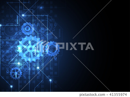 Abstract machine background - Stock Illustration [41355974] - PIXTA
