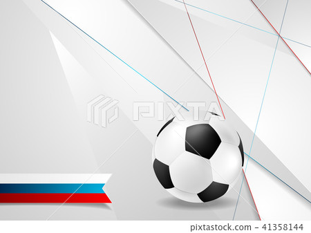 Grey football background with soccer ball - Stock Illustration ...