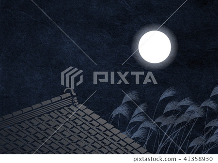 Texture of Japanese paper Moon lake Akari - Stock Illustration ...