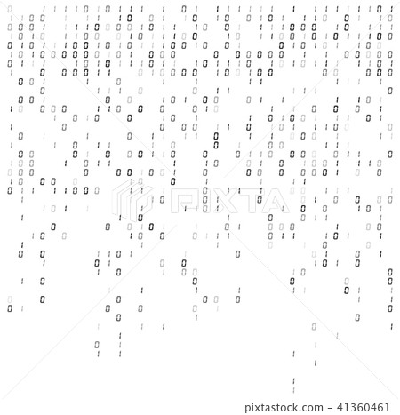 binary digits falling background, abstract 0,1 - Stock Illustration ...