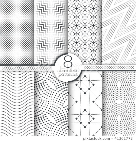 Set of vector seamless patterns - Stock Illustration [41361772] - PIXTA