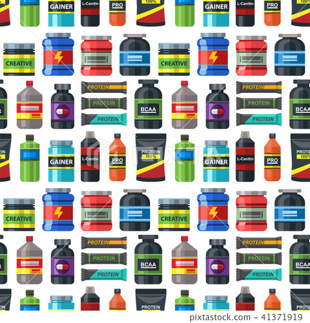 Bodybuilders gym athlete sport food diet... - Stock Illustration ...