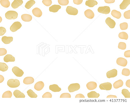 Potato frame illustration - Stock Illustration [41377791] - PIXTA