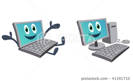 Personal computer - Stock Illustration [41391710] - PIXTA