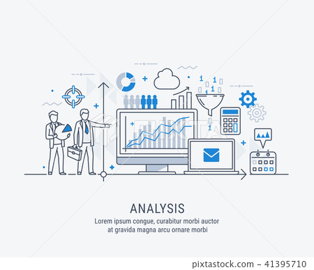 Analysis vector illustration - Stock Illustration [41395710] - PIXTA