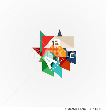 Paper option steps diagram infographic layout - Stock Illustration ...