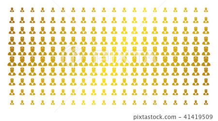 Doctor Gold Halftone Pattern - Stock Illustration [41419509] - PIXTA
