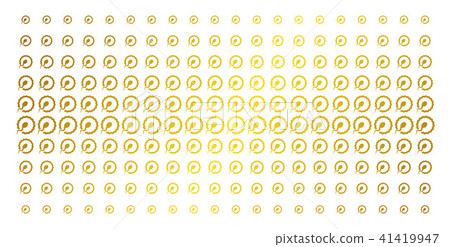 Insemination Golden Halftone Matrix - Stock Illustration [41419947] - PIXTA