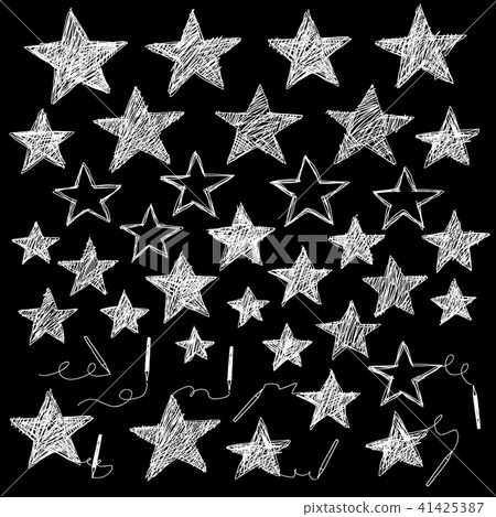 Distorted star illustration, - Stock Illustration [41425387] - PIXTA
