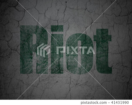 Political concept: Riot on grunge wall background - Stock Illustration ...